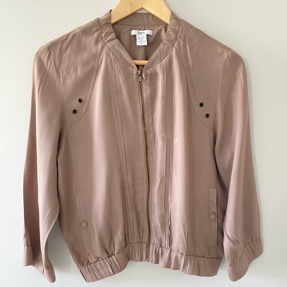 Bar III | Jackets & Coats | Bar Iii Lightweight Linen Bomber Jacket ...